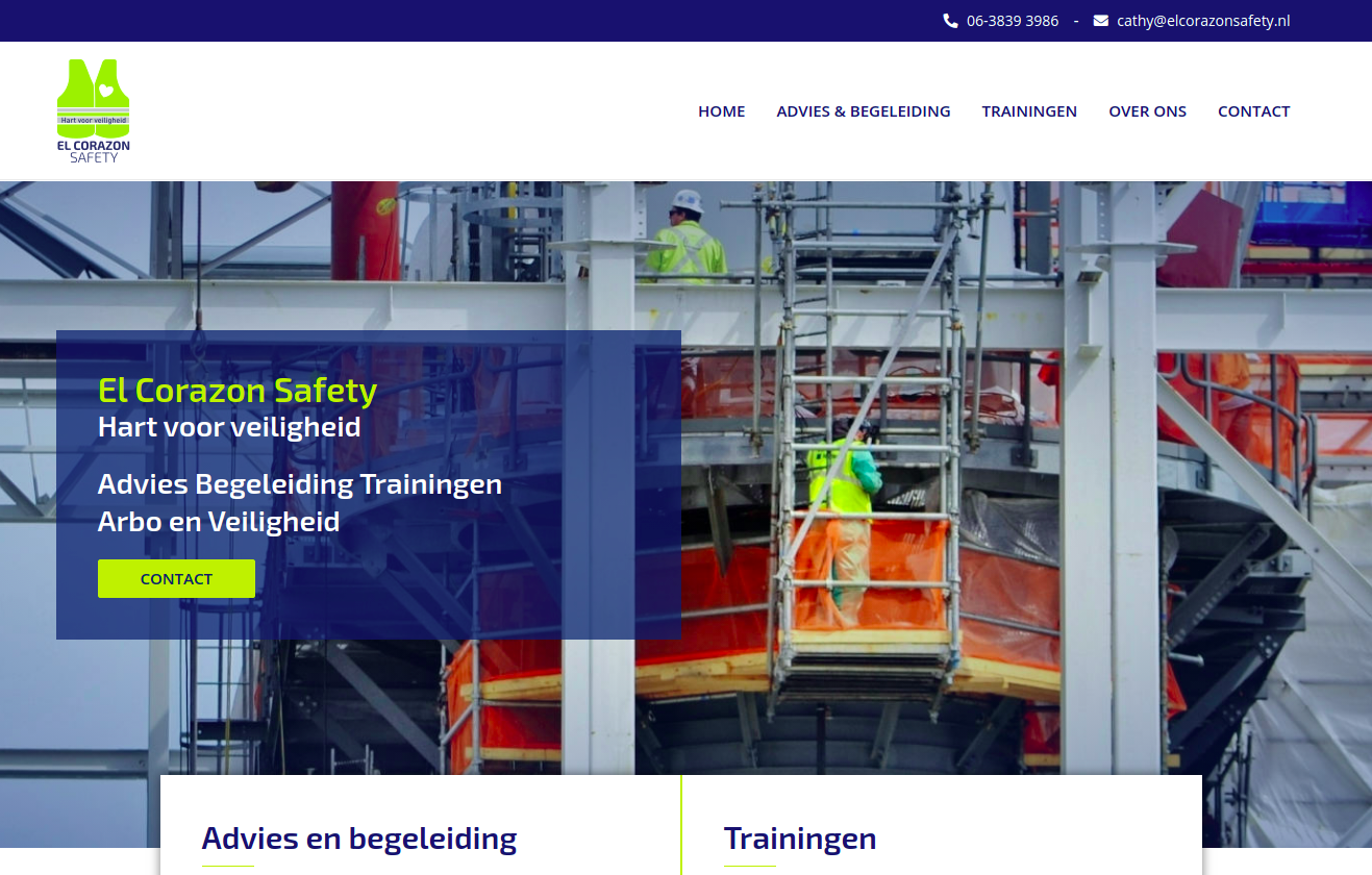 Advies Begeleiding Trainingen - Arbo en Veiligheid - El Corazon Safety